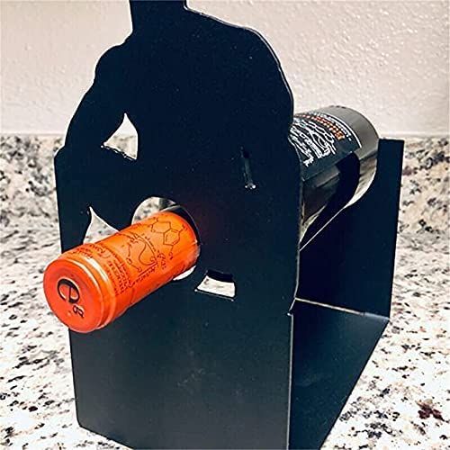 Tabletop Wine Holder Wine Bottle Racks , Funny Decoration Table Centerpiece Wine Display Stand, Freestanding Wine Storage for Kitchen Home Bar