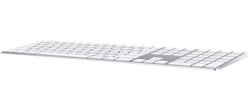 Apple Magic Keyboard with Numeric Keypad (Wireless, Rechargable) - US English - Silver