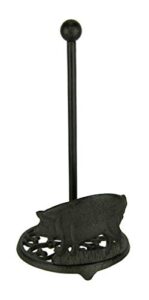 cast iron standing pig paper towel holder