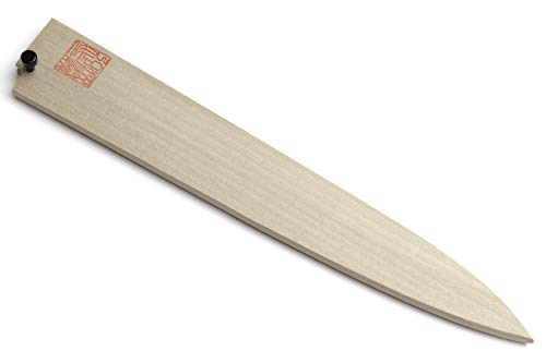 Yoshihiro Natural Magnolia Wood Saya Cover Blade Protector for Yanagi (270mm)