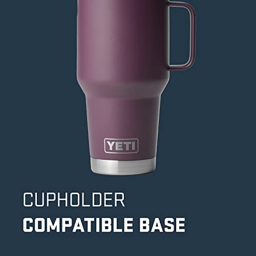 YETI Rambler 30 oz Travel Mug, Stainless Steel, Vacuum Insulated with Stronghold Lid, Nordic Purple