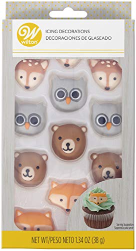 Food Items Icing Decorations, Camping Adventures-Woodland Animals