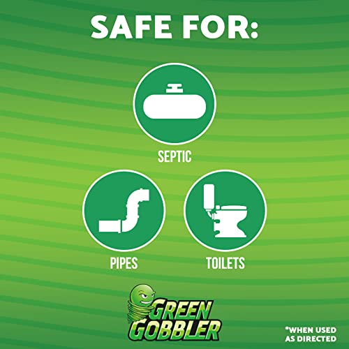 Green Gobbler SEPTIC SAVER Treatment Pods with Bacteria For Healthy Septic System, 6 Month Supply, 1.30 oz (Package May Vary)