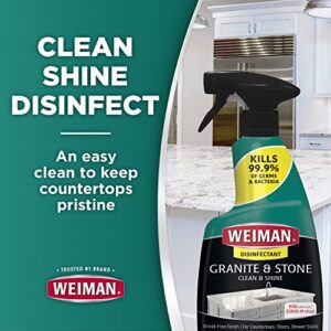 Weiman Disinfectant Granite Daily Clean & Shine, 24 Fl Oz (Pack of 1)