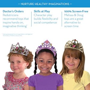 Melissa & Doug Dress-Up Tiaras for Costume Role Play (4 pcs)