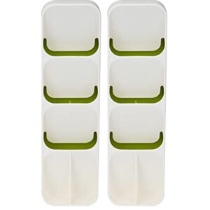 Mind Reader Utensil Storage, Set of 2, White