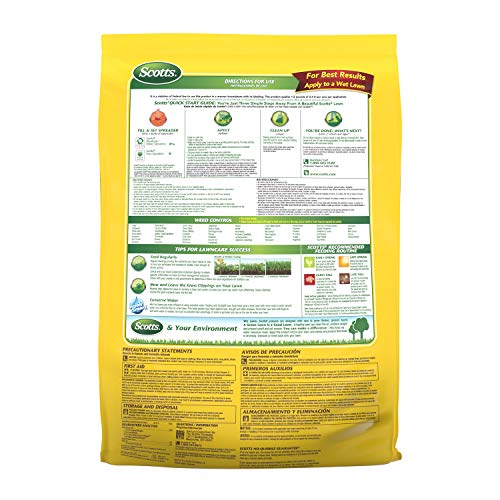 Scotts Turf Builder Weed and Feed 3; Covers up to 5,000 Sq. Ft., Fertilizer, 14.29 lbs.