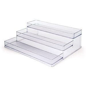 copco versatile cabinet organizer, 3 tier, clear