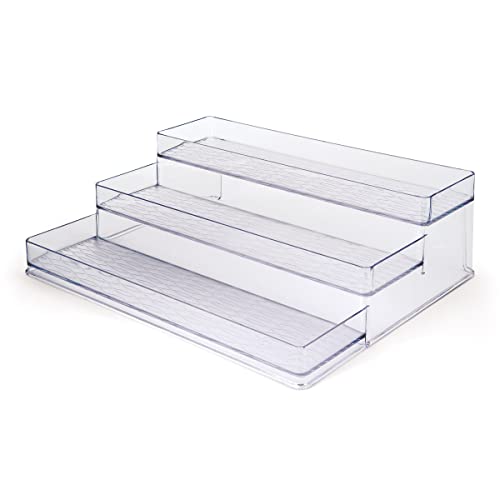 Copco Versatile Cabinet Organizer, 3 Tier, Clear