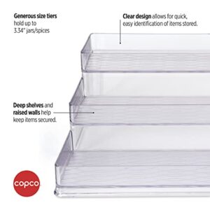 Copco Versatile Cabinet Organizer, 3 Tier, Clear