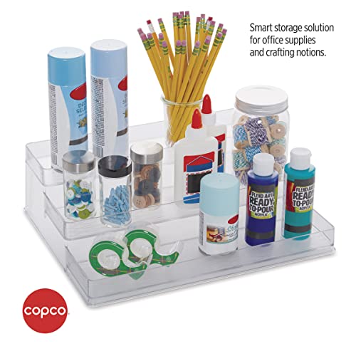 Copco Versatile Cabinet Organizer, 3 Tier, Clear