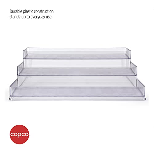 Copco Versatile Cabinet Organizer, 3 Tier, Clear