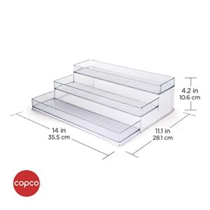 Copco Versatile Cabinet Organizer, 3 Tier, Clear