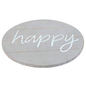 mud pie happy lazy susan serving tray