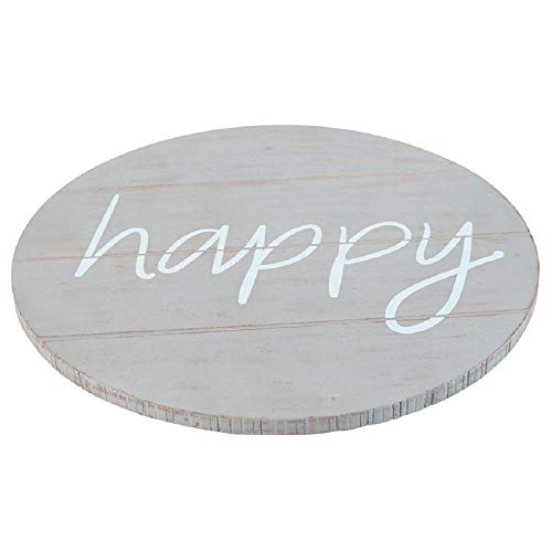 Mud Pie Happy Lazy Susan Serving Tray