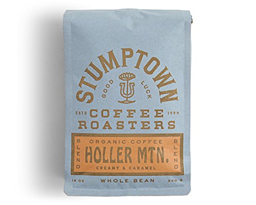 Stumptown Coffee Roasters, Medium Roast Organic Whole Bean Coffee Gifts - Holler Mountain 12 Ounce Bag with Flavor Notes of Citrus Zest, Caramel and Hazelnut