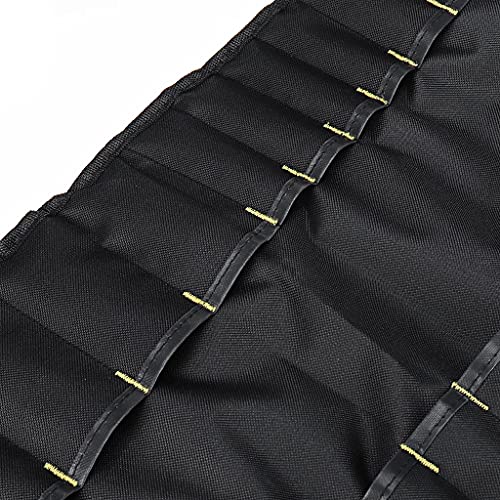 Professional Cutlery Chef Bag – Knife Roll Bag for Chefs Fits up to 22 Knives Black