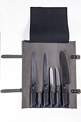 Chefs Professional Knife Roll Bag Durable Safe Knife Roll Knife Carrying Case with Handle Portable Knife Bags For Chefs Knife Roll or Tool Pouch, Knife bag only