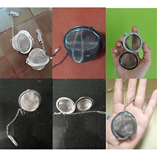 3PCS Tea Infuser, Upgraded Tea Strainer, Premium Tea Infusers for Loose Tea, Tea Steeper, Tea Ball for Tea Flavoring Herbal Spices Seasonings