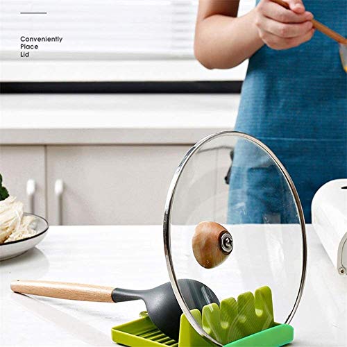 DRNKS Pot Lid Rack Spoon Rack Pot Lid Rack Shelves Container Tableware Rack Lid Lifter Pan Lid Monkey Business Lid Pot Lid Pot Rack Set Suitable for Kitchen