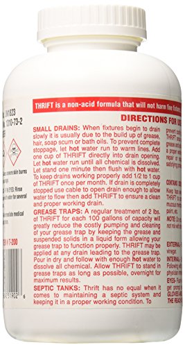 Thrift Marketing GIDDS-TY-0400879 Drain Cleaner 2 lb , White