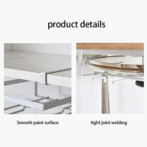 DRNKS Pot Cover Rack Spoon Rack Shelf Storage Box Storage Rack Bracket Spoon Rack Kitchen Tools Suitable for Kitchen