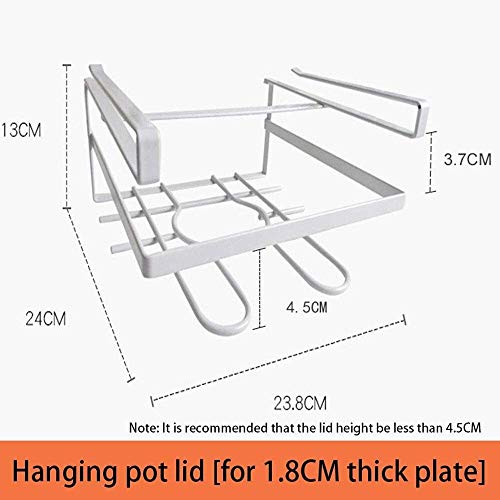 DRNKS Pot Cover Rack Spoon Rack Shelf Storage Box Storage Rack Bracket Spoon Rack Kitchen Tools Suitable for Kitchen