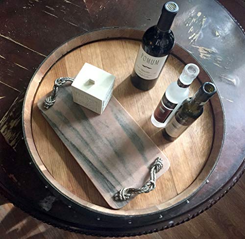 MGP Wine Barrel Head Lazy Susan