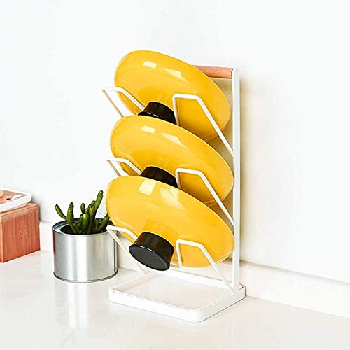 DRNKS Pan Pot Rack Cover Lid Rest Stand Spoon Holder Home Applicance The Goods for Kitchen Accessories Storage Pot Lid Holder Pot Lid Lifter Spoon Pot-Pot Cover Holder Pot Lid Suitable for Kitchen