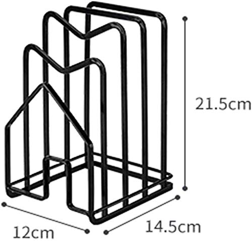 DRNKS Kitchen Pot Lid Rack Storage Rack Simple Space Saving Pot Lid Spoon Rack Kitchen Cookware Pan Pot Lid Organizer Rack-Pot Lid Cutting Board Rack Pot Lid Shelf Suitable for Kitchen