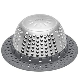 lekeye drain hair catcher/bathtub drain cover/drain protector for pop-up & regular drains(patented product)