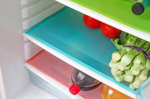 multifunction refrigerator mats,1pc washable non slip fridge mats liners,waterproof adjustable fridge mats for freezer cupboard drawers