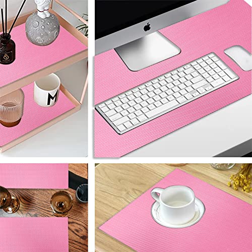 ElastPro EVA Useful and Multipurpose Anti Slip Mat/Sheet for Fridge, Bathroom, Kitchen, Drawer, Shelf Liner (Pink, 11.8 Inch X 59.05 Inch)