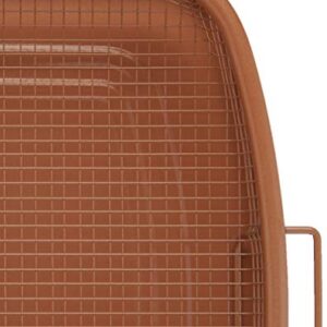 Gotham Steel Air Fryer Tray, Air Fry Basket for Oven, 2 Piece Nonstick Copper Crisper Tray, Air Fry for Convection Oven, Also Great for Baking & Crispy Foods, Dishwasher Safe – XXL 16.5” x 12.5”