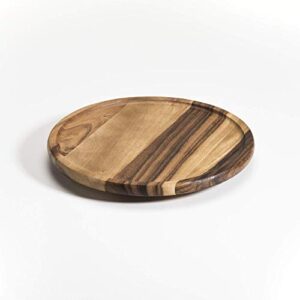 kalmar home acacia wood 13-inch lazy susan