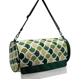 Olve Kitchen Paper Towel Holder Hanging Paper Towel Dispenser Cover for Kitchen, Camping Outdoor (Green)