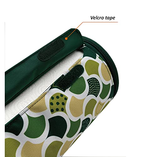 Olve Kitchen Paper Towel Holder Hanging Paper Towel Dispenser Cover for Kitchen, Camping Outdoor (Green)