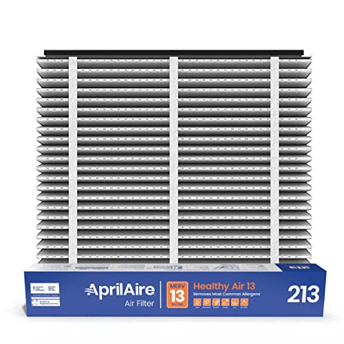 AprilAire 213 Replacement Filter for AprilAire Whole House Air Purifiers - MERV 13, Healthy Home Allergy, 20x25x4 Air Filter (Pack of 1)