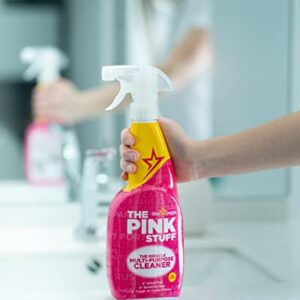 Stardrops - The Pink Stuff - The Miracle Multi-Purpose Spray, Window & Glass Cleaner, and Bathroom Foam Spray Bundle (1 Multi-Purpose Spray, 1 Window & Glass Cleaner, 1 Bathroom Foam Spray)