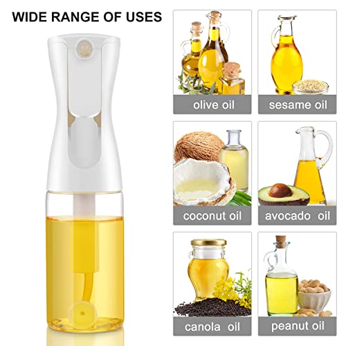 Oil Sprayer for Cooking, 200ml Glass Olive Oil Sprayer Mister, Olive Oil Spray Bottle, Kitchen Gadgets Accessories for Air Fryer, Canola Oil Spritzer, Widely Used for Salad Making, Baking, Frying, BBQ