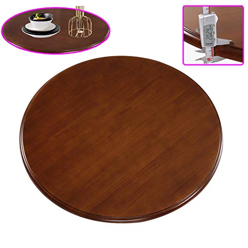 Round Wooden Turntable, 24-44inch, For Kitchen Dining Table, Rotating Serving Tray, Heavy Duty Lazy Susan, Not Hurt The Hands