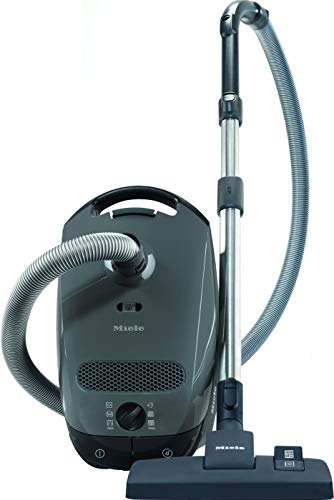 Miele Classic C1 Pure Suction Bagged Canister Vacuum, Graphite Grey - Portable, Household