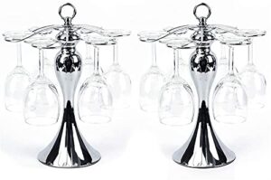 wine glass rack home wine rack wine glass rack hanging upside down wine cabinet wine rack goblet rack ornaments(2 pcs）