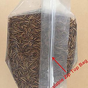 Hatortempt 5 lbs Non-GMO Dried Mealworms-High-Protein Mealworms for Wild Bird ,Chicken, Ducks,Fish,Reptile, Tortoise , Amphibian,Lizard