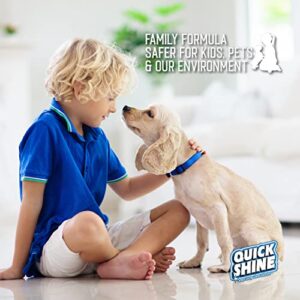 Quick Shine Multi Surface Floor Finish 64oz | Cleaner & Polish to use on Hardwood, Laminate, Luxury Vinyl Plank LVT, Tile & Stone | Safer Choice w/Clean Shine Technology | Protect-Refresh