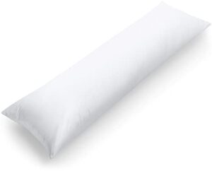 utopia bedding full body pillow for adults (white, 20 x 54 inch), long pillow for sleeping, large pillow insert for side sleepers