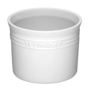 le creuset 2.75-qt. stoneware utensil crock, white