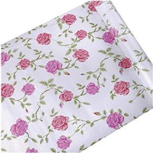 hoyoyo 17.8 x 78 inches self-adhesive shelf liner, self-adhesive shelf liner dresser drawer contact paper wall sticket home decoration,rose vine