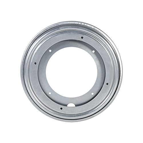 Rotating Swivel Plate, Galvanized Lazy Susan Rotating Turntable Ball Bearing Swivel Plate for Kitchen (8 inch-Silver)