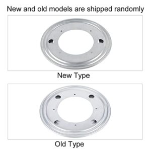 Rotating Swivel Plate, Galvanized Lazy Susan Rotating Turntable Ball Bearing Swivel Plate for Kitchen (8 inch-Silver)